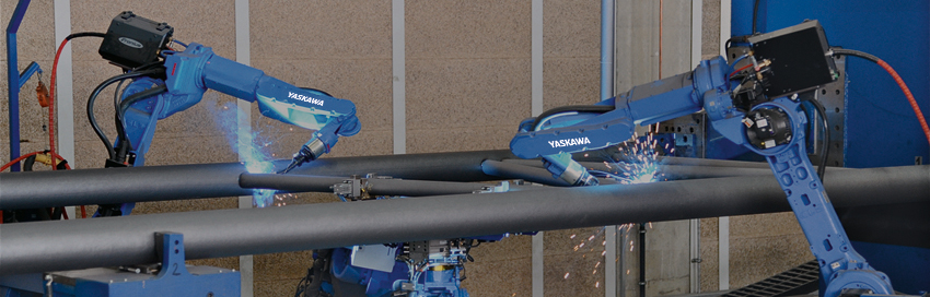 Fully automated welding of crane booms